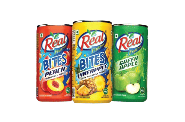 Ball, Dabur launch Réal Bites in recyclable cans | WhatPackaging?