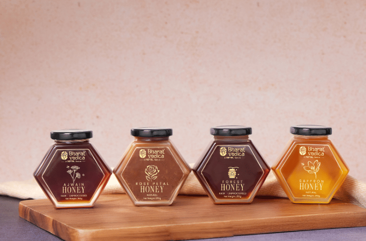 Bharat Vedica introduces hexagon honey packaging inspired by beehives ...