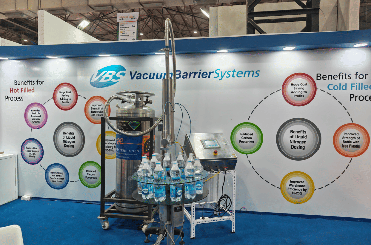VBS liquid nitrogen dosing system optimises PET bottles for beverage ...